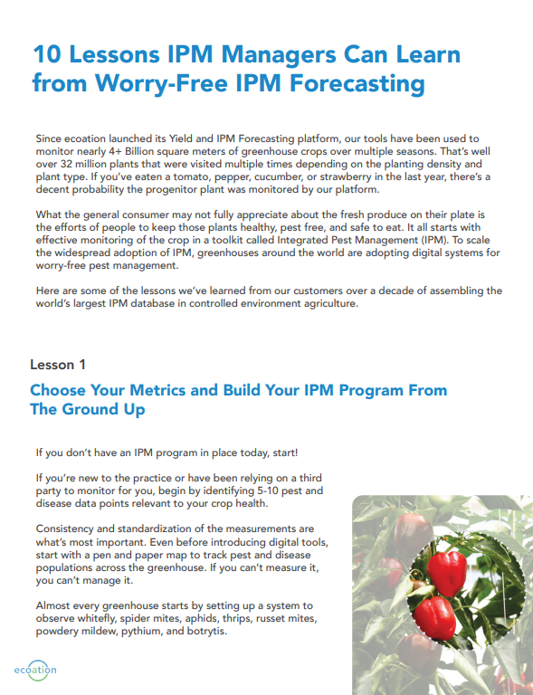 Download free IPM guide on Greenhouse Integrated Pest Management (IPM)