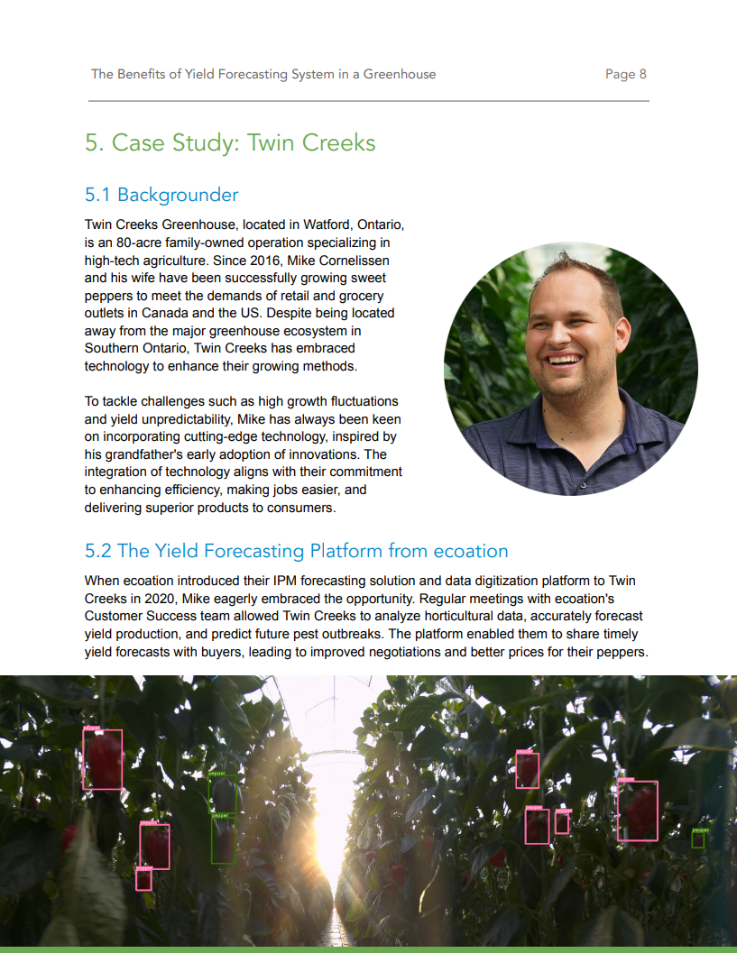 Benefits Of Yield Forecasting Platform System For Commerical Greenhouses